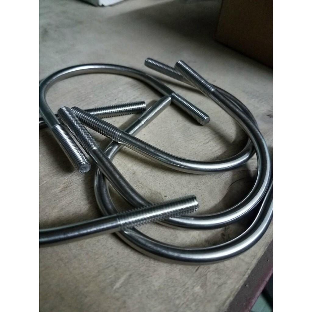 U-bolt 125A(DN125)- M10(long đen+ ecu) » EEPVN